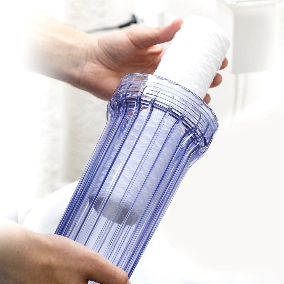 50 Pack 10" x 2.5" String Wound Sediment Water Filter Whole House RO ...