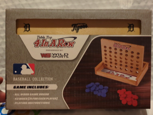 Detroit Tigers MLB TABLE TOP 4 IN A ROW GAME IN BOX NEW by wild sports ...