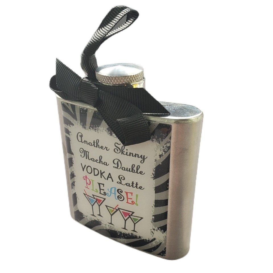 Mini Flask Stainless Steel Screw Cap Liquor Pocket Whiskey Shots Shot ...