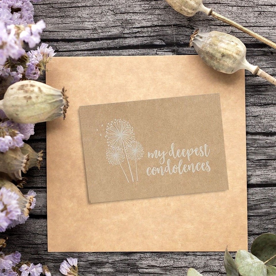 36 Pack Sympathy Cards with Envelopes Condolence Card Kraft Paper Bulk ...