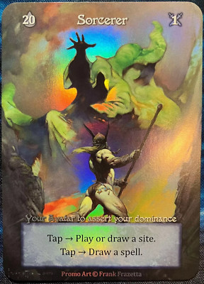 Sorcery Contested Realm Promo Sorcerer Frazetta Art NM | eBay