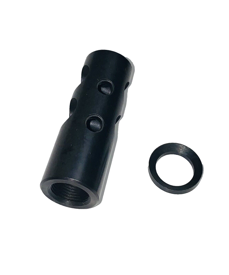 Steel Mini Muzzle Brake 1/2X28 TPI .750 Diameter For .223 5.56 .22LR | eBay