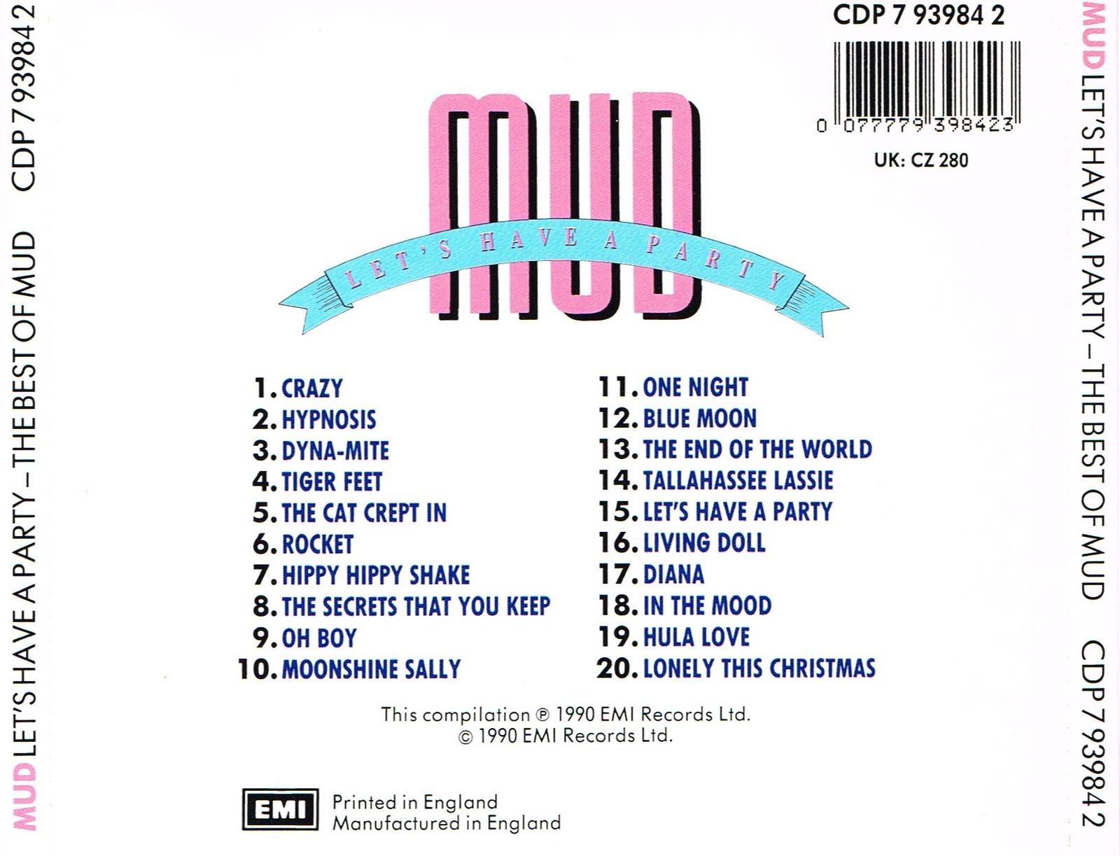 (CD) Mud -Let's Have A Party...The Best Of Mud - Crazy, Dyna-Mite ...