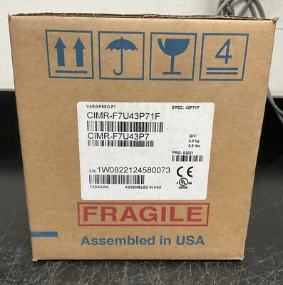 New in Sealed Box Yaskawa Varispeed F7 CIMR-F7U43P71F | eBay