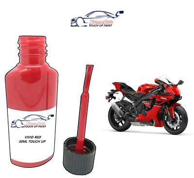 YAMAHA VIVID RED COCKTAIL VRC1 PAINT TOUCH UP KIT 30ML MOTORBIKE BIKE ...
