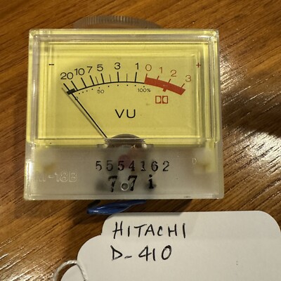 HITACHI D-410 CASSETTE PLAYER VU METER - VERY GOOD CONDITION | eBay