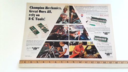 S-K TOOLS ORIGINAL 2 PAGE 1972 AD | eBay