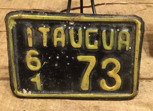 Lot Of 4 Vintage RETIRED 1960s Colorful ITAUGUA Paraguay License Plates ...