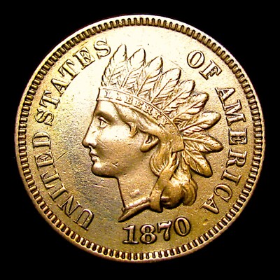 1870 Indian Cent Penny ---- Stunning Details Coin ---- #361D | eBay