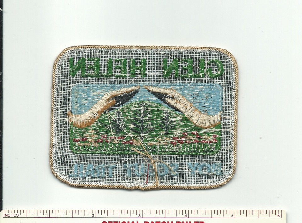 CJ SCOUT BSA GLEN HELEN BOY SCOUT TRAIL PATCH OHIO HANDS OVER TREES ...