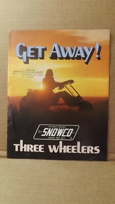 Vtg 1972 Snowco Three Wheeler Sales Brochure Tri-Scat 5 7 Nomad 5 7 ...