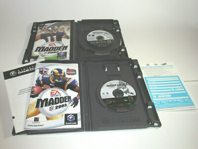 Madden NFL 2002 & 2003 (Nintendo GameCube, 2002) Complete CIB Football ...
