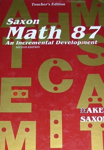 Saxon Math 87 - Teacher's Edition by Stephen Hake 9781565771871| eBay