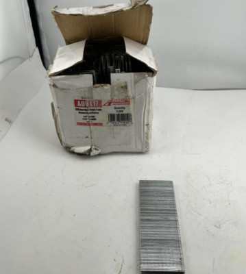 Box of 500 - Advantage ADV L17 18GA Chisel Point Staple 1/4" Crown 1-1/ ...