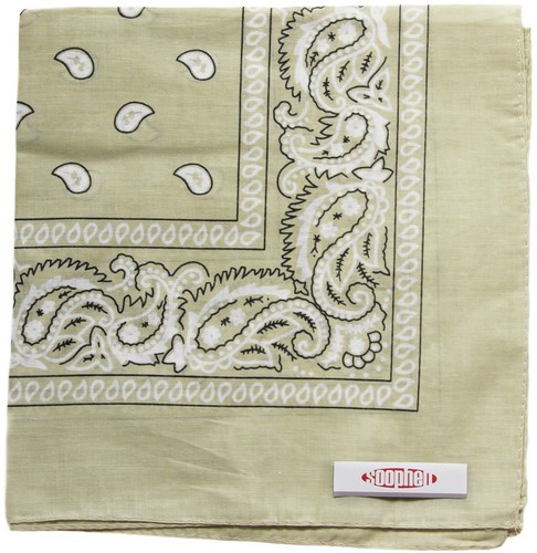 Paisley One Dozen Cowboy Bandanas Beige 22 X 22 in 12-Pack | eBay