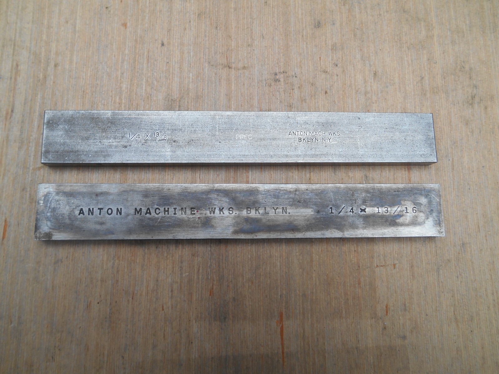 ANTON MACHINISTS PARALLELS , 1/4 x 13/16 x 6" 1 PAIR | eBay