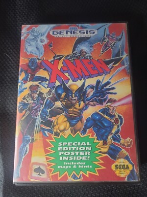 X-Men (Sega Genesis, 1993) CIB No Poster 10086010572| eBay