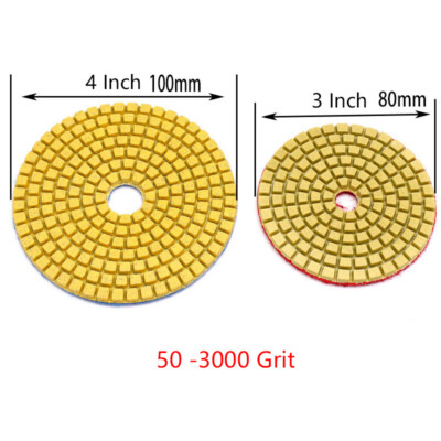 Diamond Wet Polishing Disc Sander Pad For Tile Stone Grinding Tool 50 ...