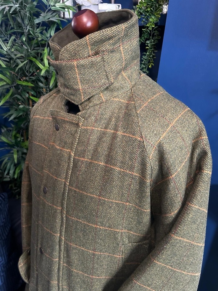 Rydale Made In England Tweed Hunting Coat Jacket Mens 3XL Green Wool ...