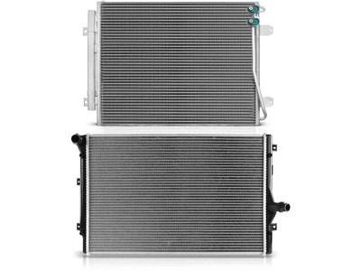 Radiator and A/C Condenser Kit For 08 VW Passat 2.0L 4 Cyl 2.0T Turbo ...