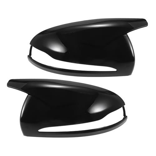 Pair Car Rear View Driver Passenger Side Mirror Cover Cap Replacement ...
