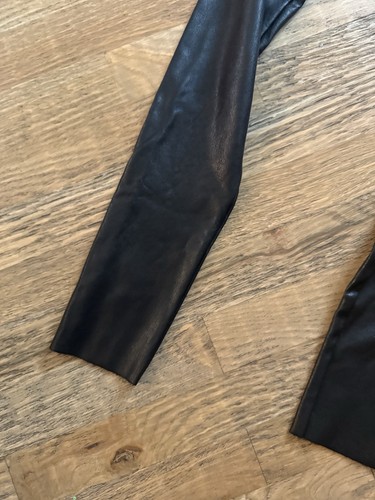 Commando Control Faux Leather Leggings Womens Small Pants Black | eBay