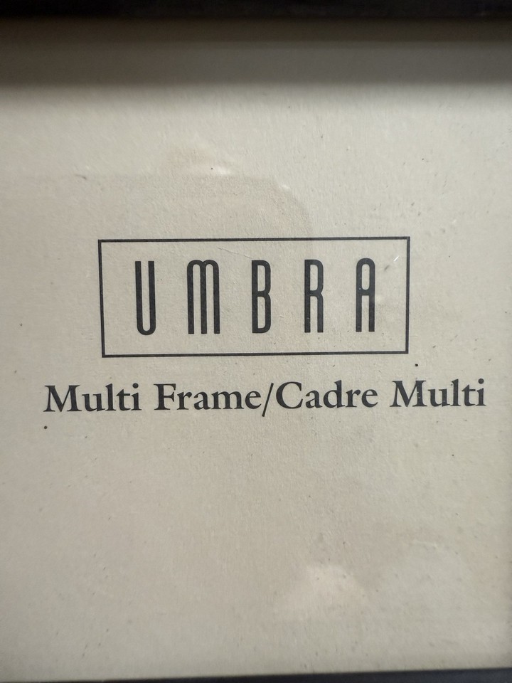 UMBRA Black Multi Size Collage Photo Frame 3x3 4x4 2x2 holds 5 pictures ...