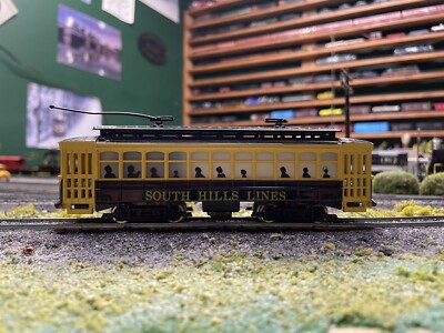 HO Scale Trolley Lot Market Street & South Hill Lines (Both run, w/o ...