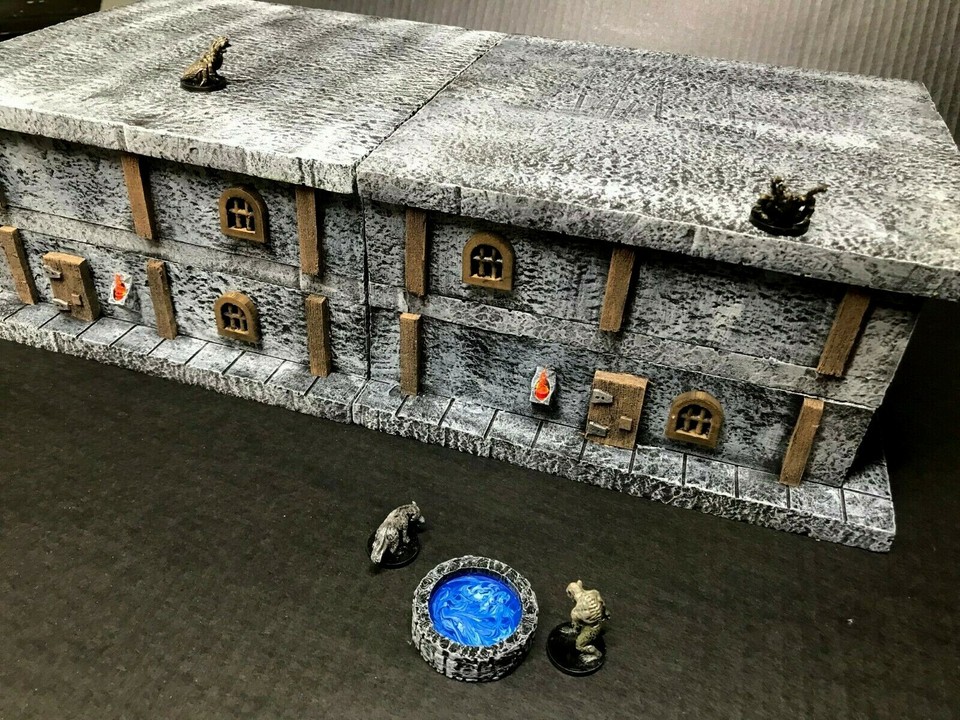 Huge Tavern Inn Terrain Modular Set 28mm Dungeons & Dragons Pathfinder ...