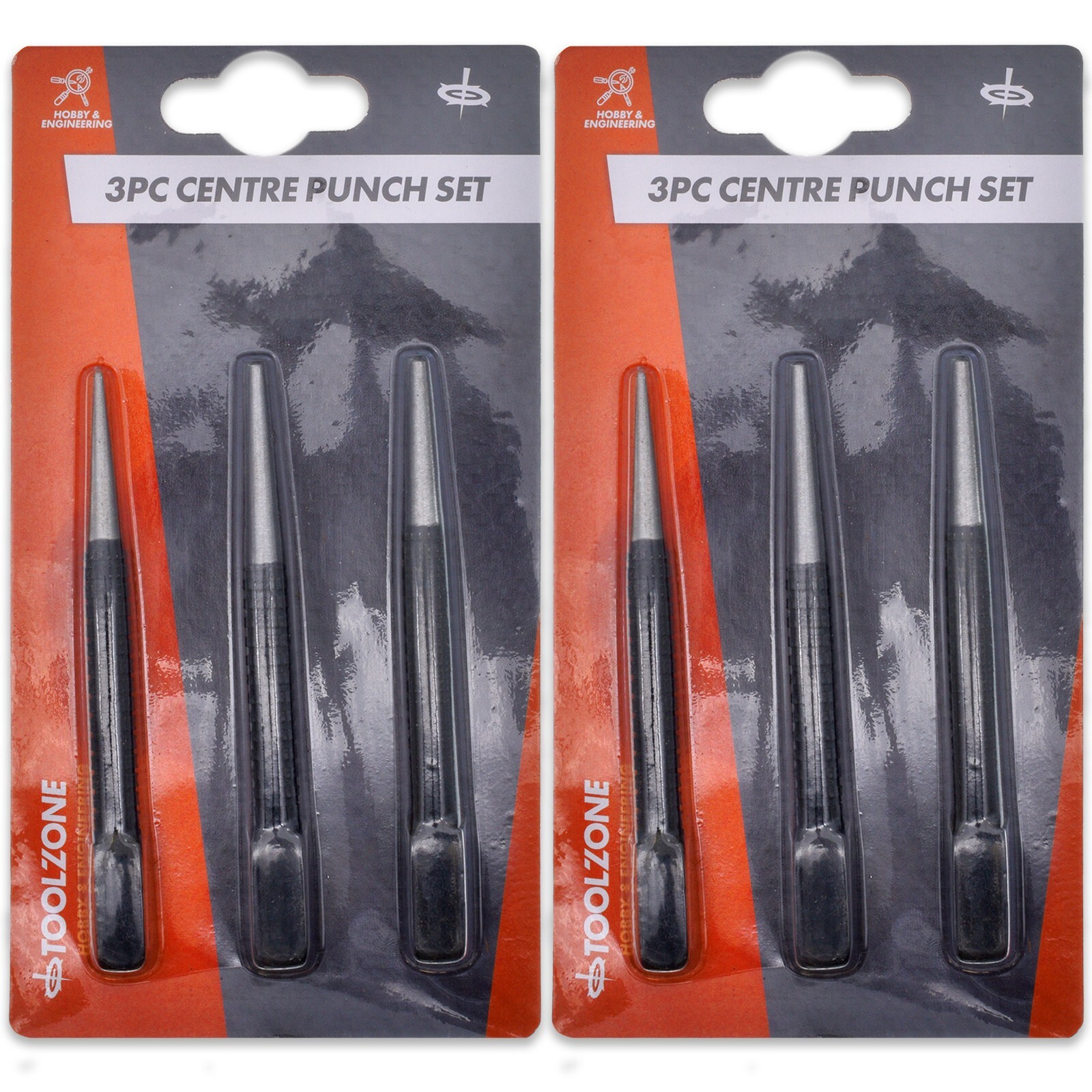 6Pc CENTRE PUNCH SET Steel Drilling Marker Mark Point Scribe Pops Pin ...