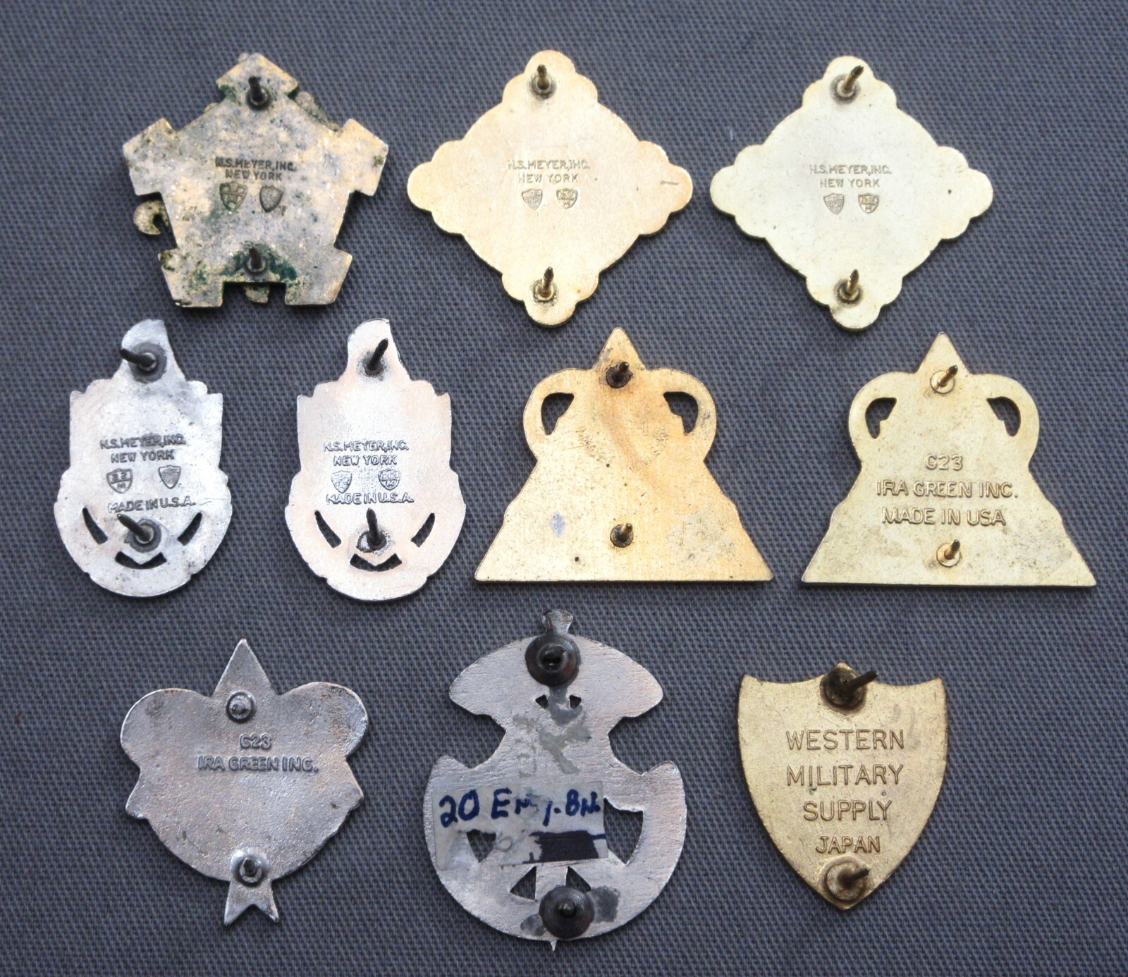 Lot - (10) U.S. Distinctive Insignia DUI Pins including 2 Pairs | eBay