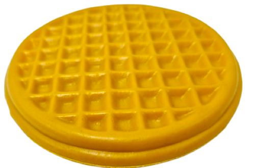 Play Food Vintage Large Round Waffle Rare | eBay