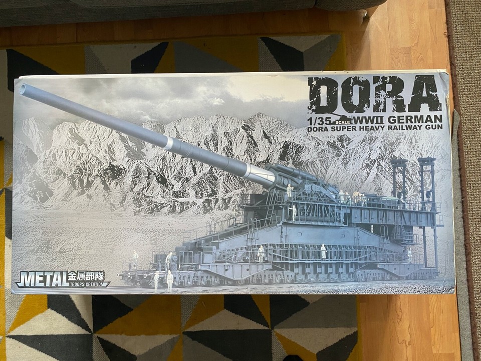 Soar Art 1/35 Dora 80cm German Super Heavy Railway Gun - MASSIVE ...
