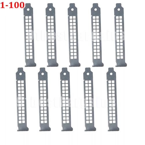 Lot 1-100 N680D Full Height PCI Slot Blank Cover Vented Plate for Dell ...