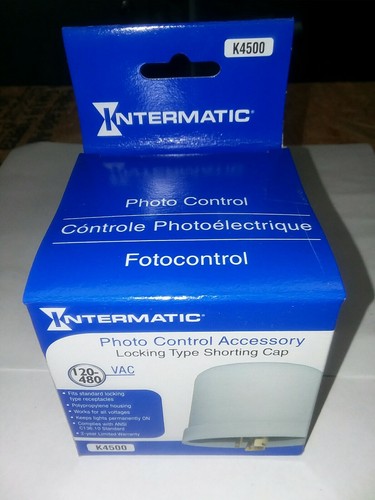Intermatic K4500 Locking Type Photocontrol Shorting Cap 105-480V *FREE ...