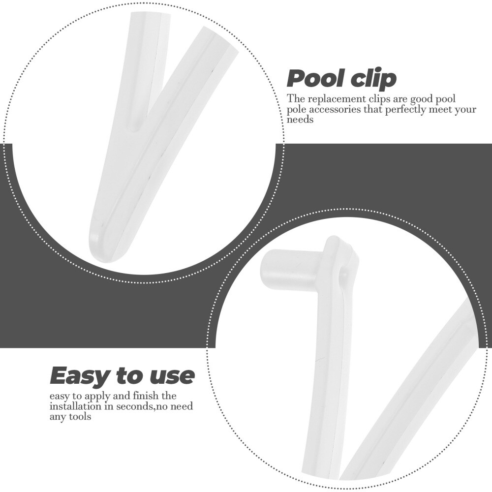 5 Sets Schwimmbadzubehör Plastik Pool-Clip Pool-Befestigungsclip ...