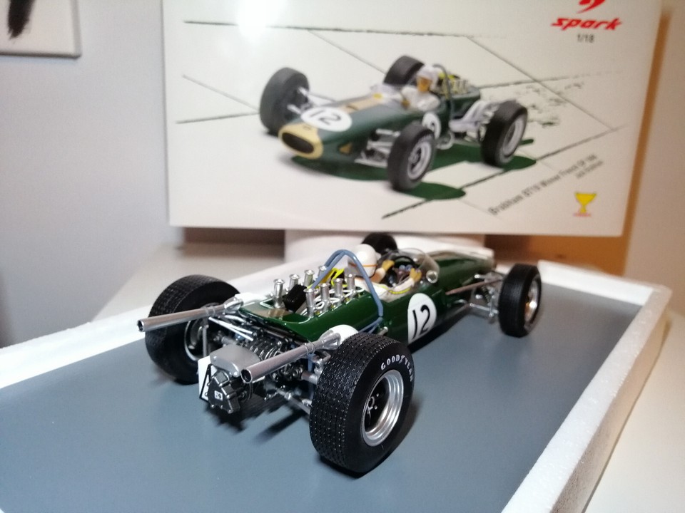 BRABHAM BT19 WINNER GP F1 FRENCH 1966 J.BRABHAM 1:18 SPARK - NUOVA | eBay