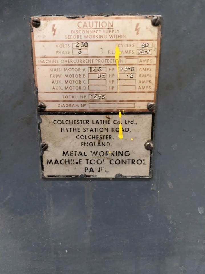 Clausing Colchester 21 x 120 Engine Lathe Hard Ways Steady Rest | eBay