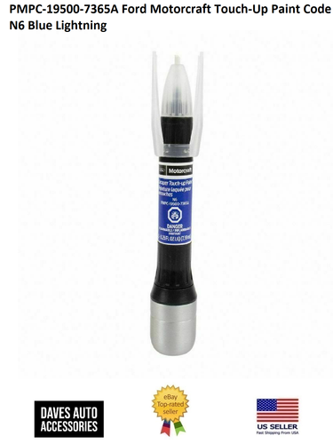 PMPC-19500-7365A Ford Motorcraft Touch-Up Paint Code N6 Blue Lightning ...