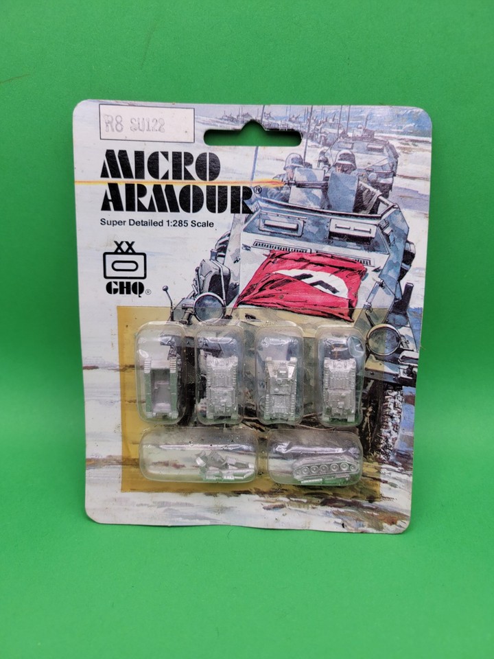 1981 Sealed GHQ MICRO ARMOUR 1:285 Scale WWII R8 Russian Howitzer ...