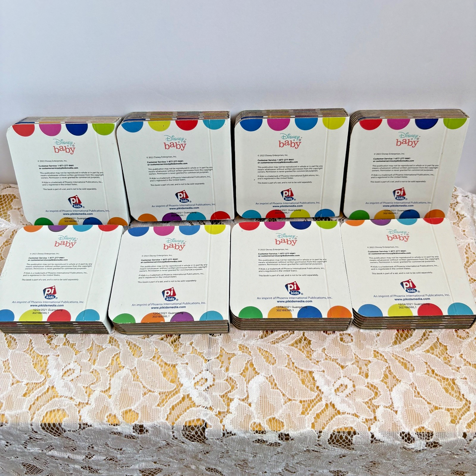 Disney Baby My First Library Toddler Mini Board Books Set of 8 Mickey ...