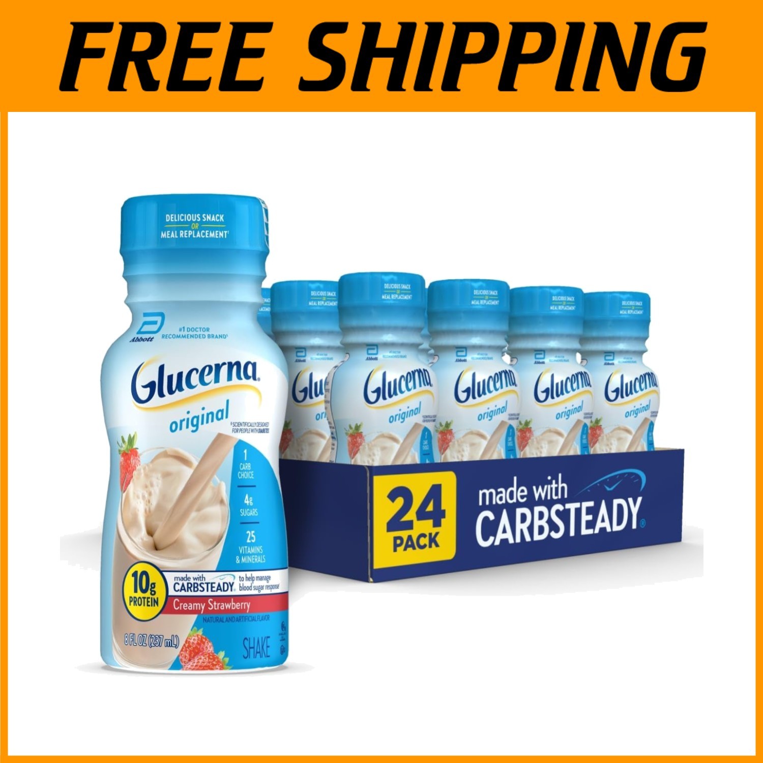 Immune System Support Shake, Diabetic-Friendly, 24 Pack – DOQAAN.COM