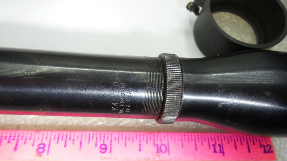VINTAGE Weaver K4 60-C Rifle Scope Crosshair Reticle 1" Tube USA | eBay