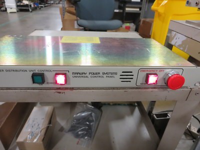 Marway Power Systems, UCP 3000-1, Universal Control Panel, Unit Powers ...