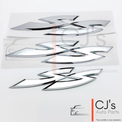 Holden Chrome Side and Rear SS badges VY VZ Commodore SS Sedan Ute ...