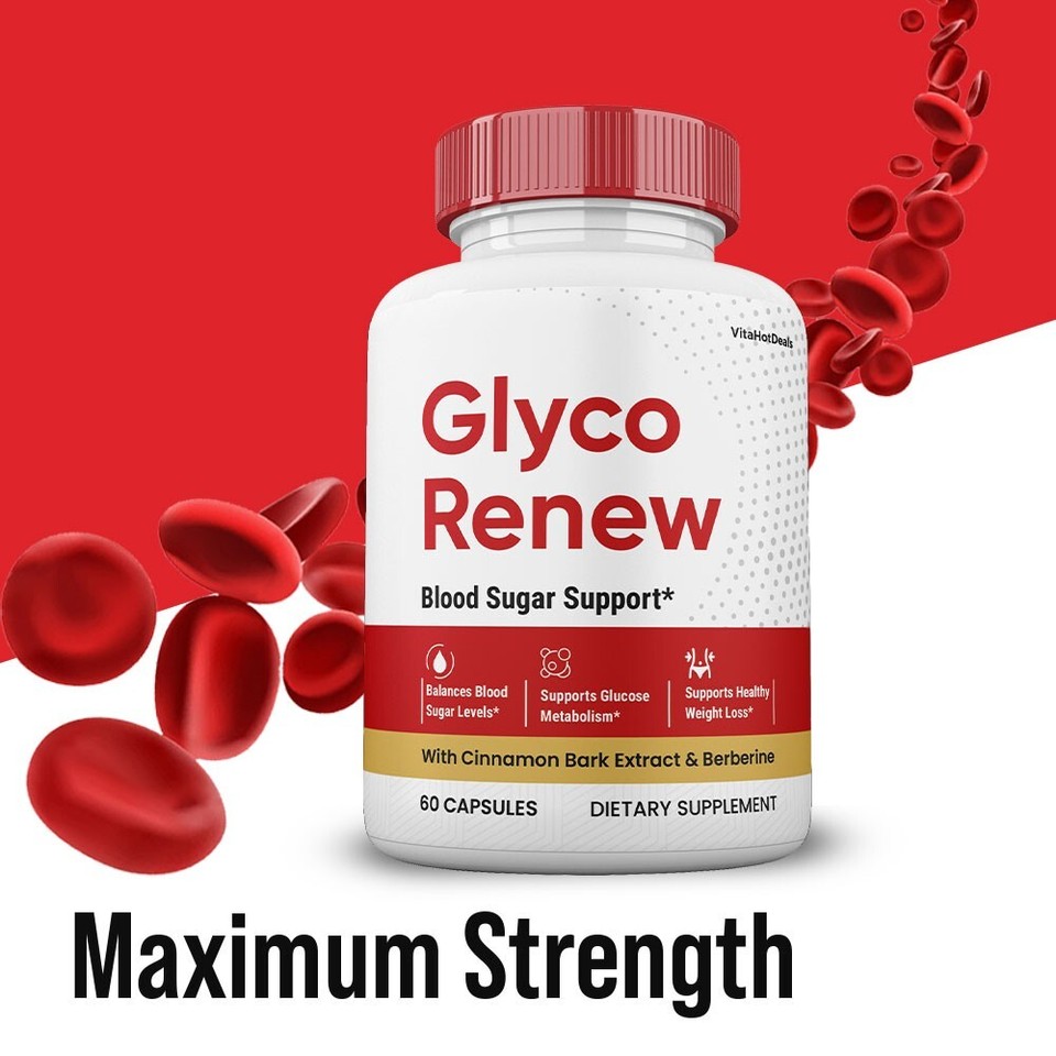 Glyco Renew Blood Sugar Capsules, Official Capsules, Maximum Strength ...