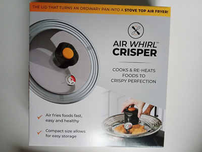 Air Whirl Crisper Lid Stainless Steel And Tempered Glass | eBay