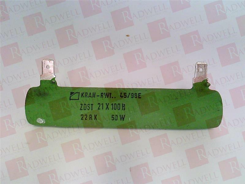 KRAH RWI ZDST-21X100H / ZDST21X100H (USED TESTED CLEANED) | eBay