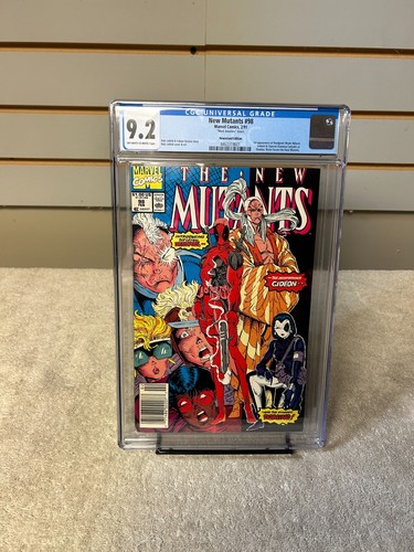 New Mutants #98 CGC 9.2 w/ Rare Mark Jewelers Insert. Deadpool First ...