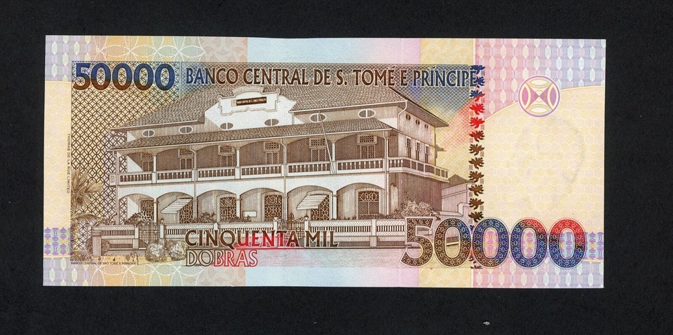 SAINT THOMAS & PRINCE 50000 DOBRAS 2004 PICK # 68c UNC. | eBay